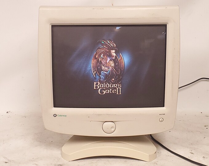 Vintage Gaming Gateway E700 16" CRT VGA Computer Monitor 2001 - Etsy