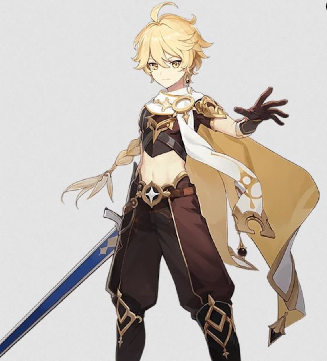 Genshin Impact Aether Male Traveler Sewing Pattern PDF ONE SIZE - Etsy