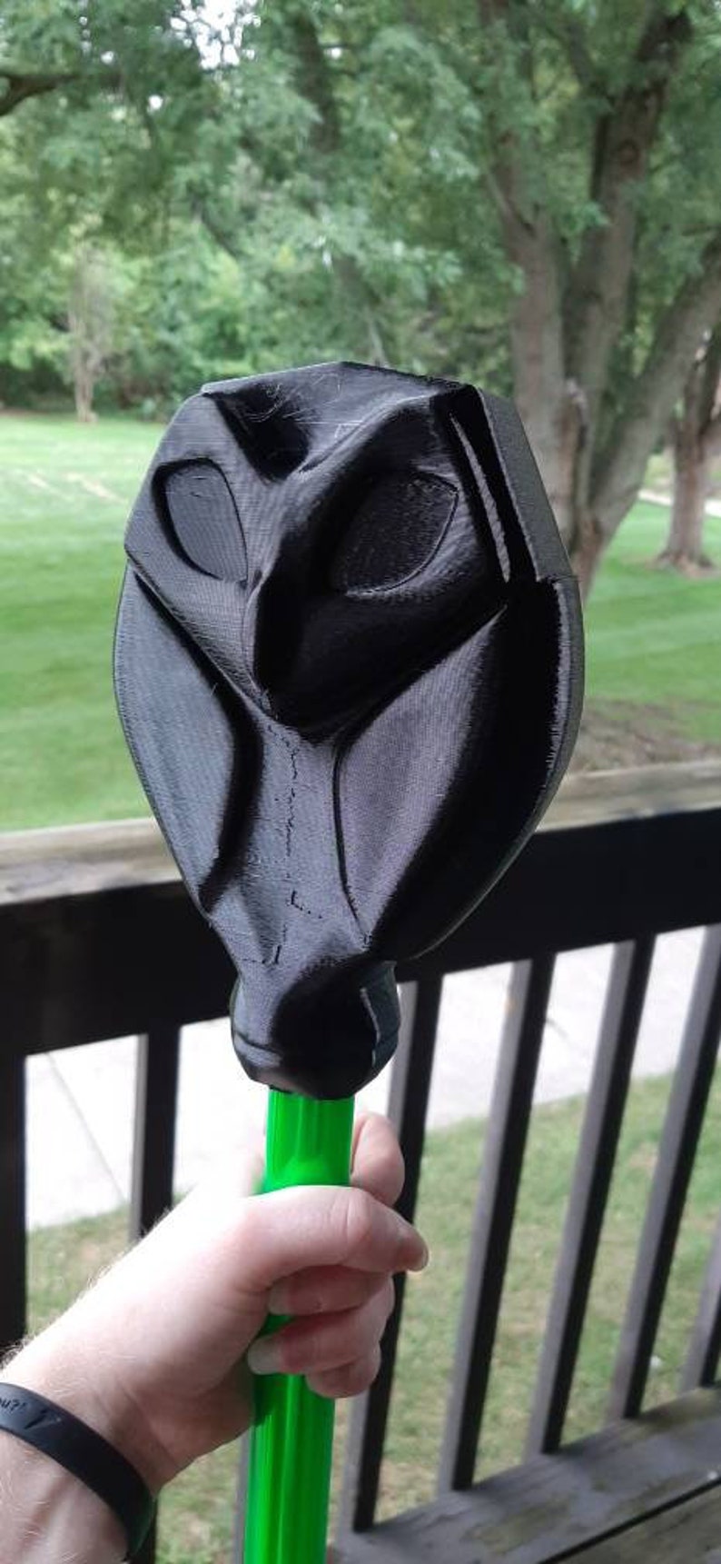 Owlbert Double Sided 3d Printed Staff Topper - Etsy