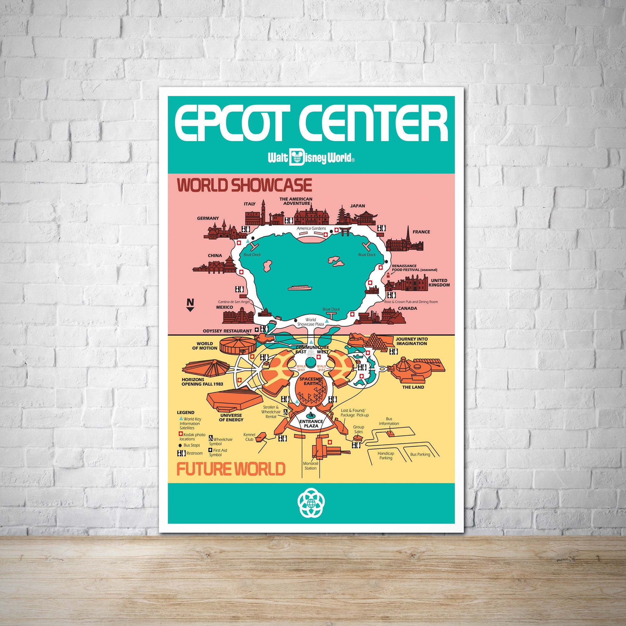 Wdw Epcot Map