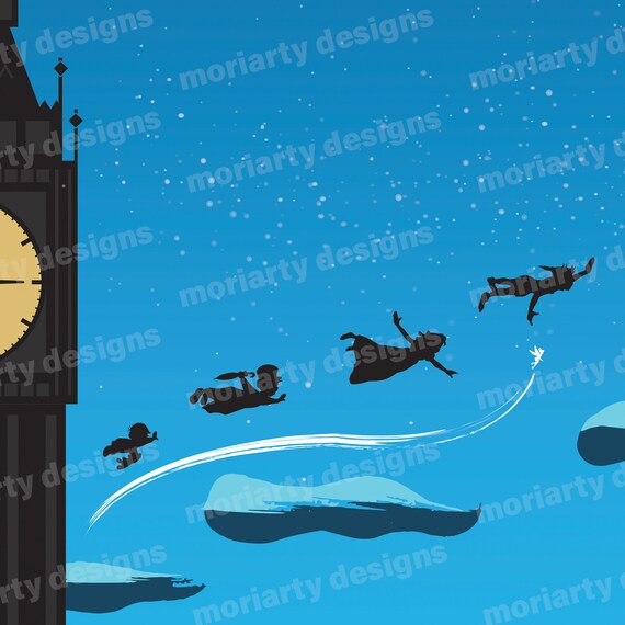 Peter Pan Minimalist Poster