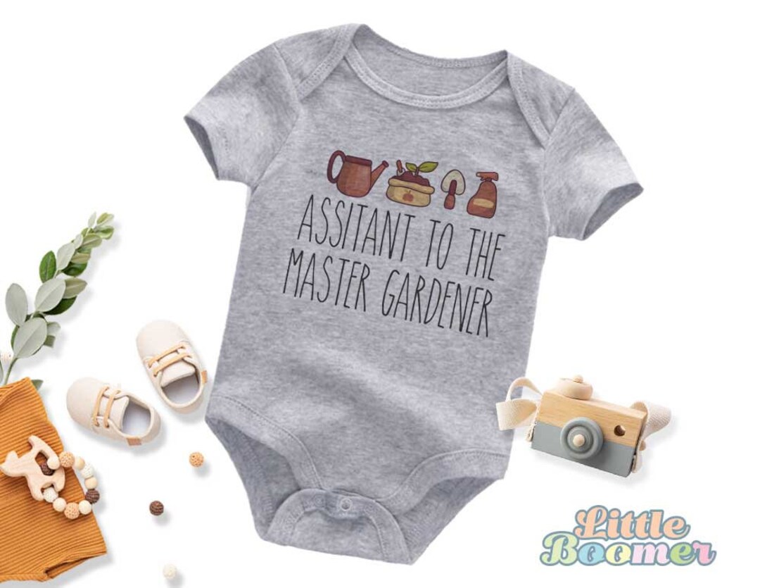 Gardening Baby Clothing Cute Assistant Gardener Baby Onesie® - Etsy