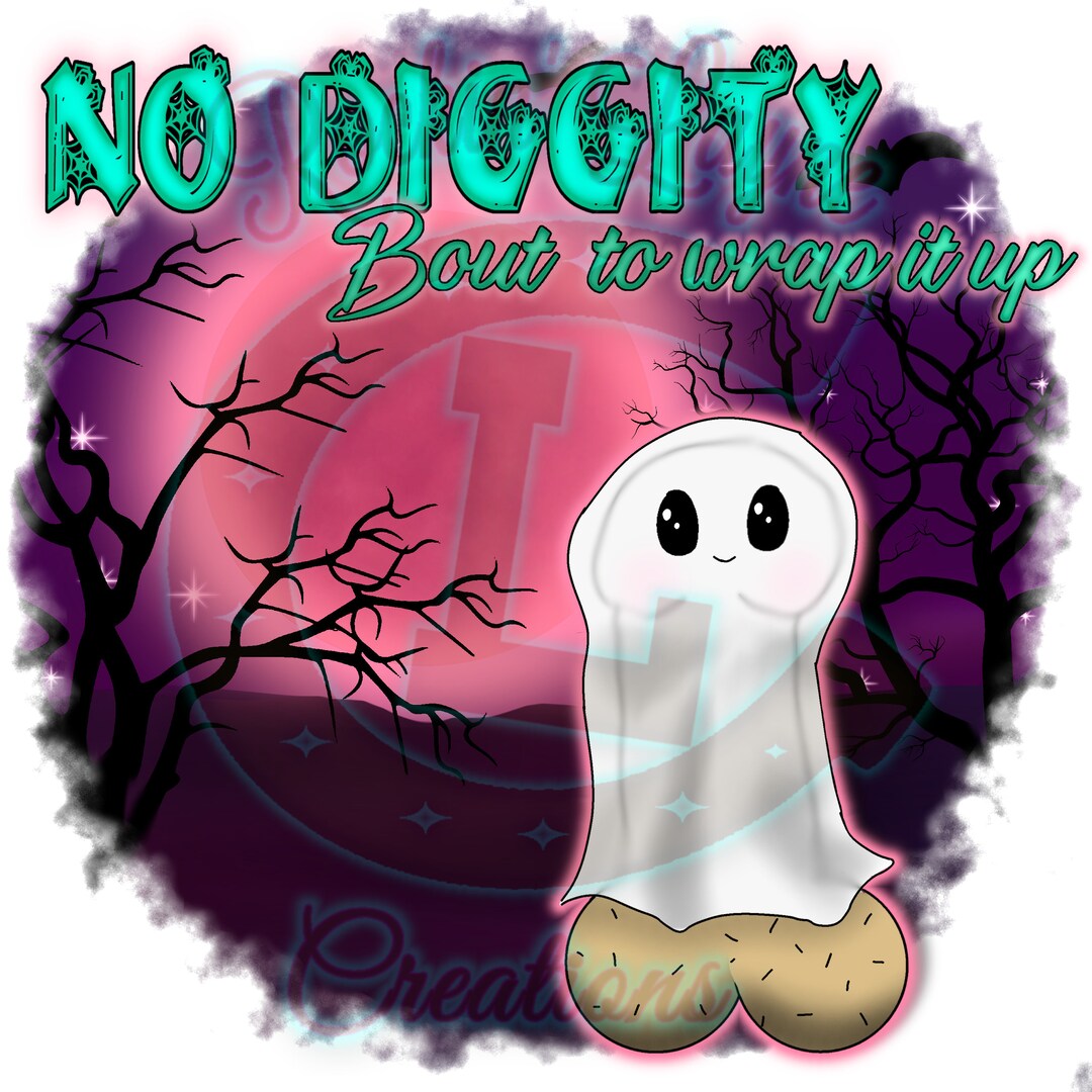 Halloween Wrap It up Penis Ghost Image - Etsy