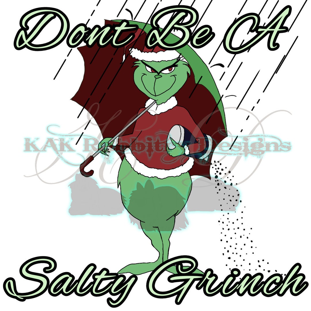 Salty Grinch Png - Etsy Australia