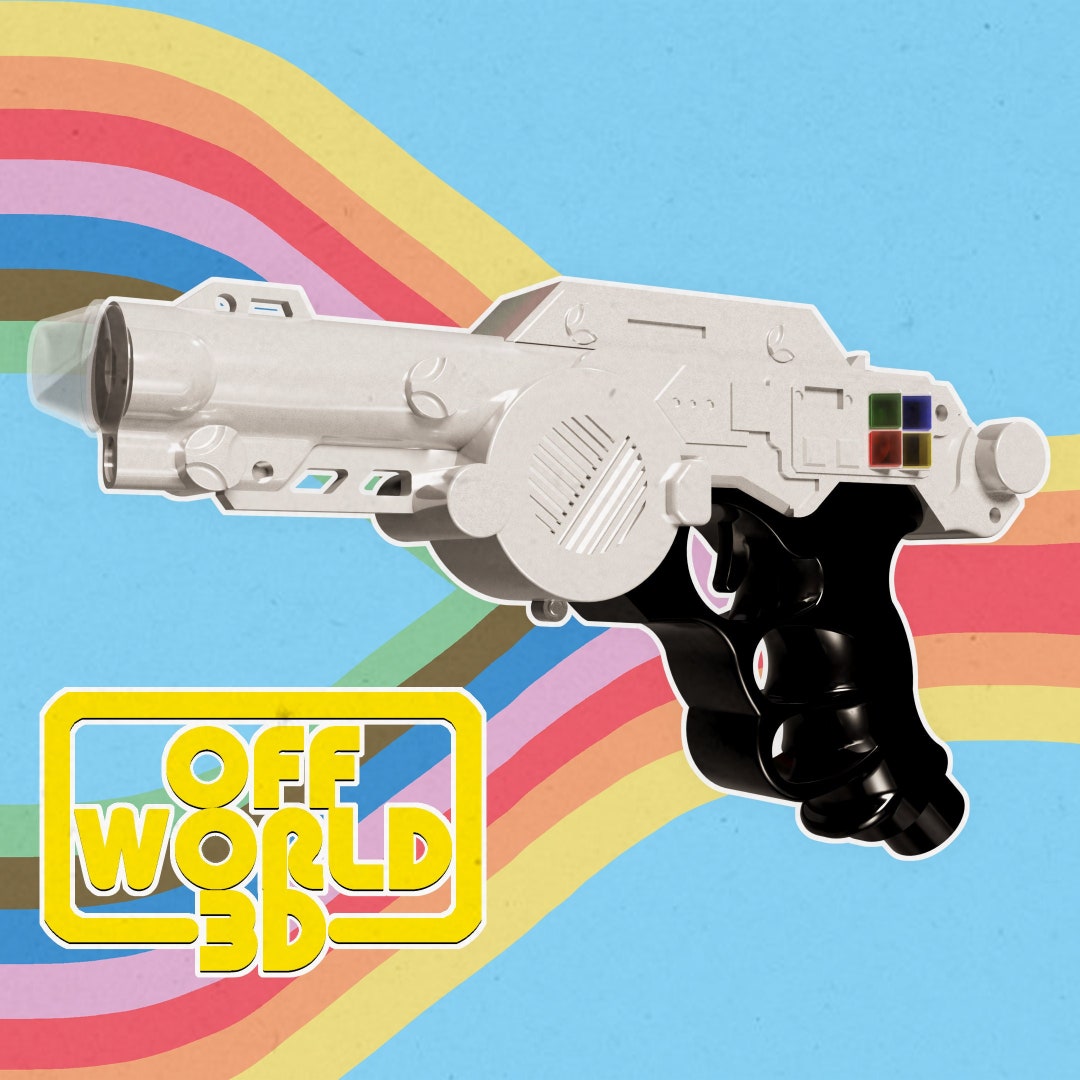 Blade Runner Adjacent | 70's Toy Scifi Blaster | STL - Etsy