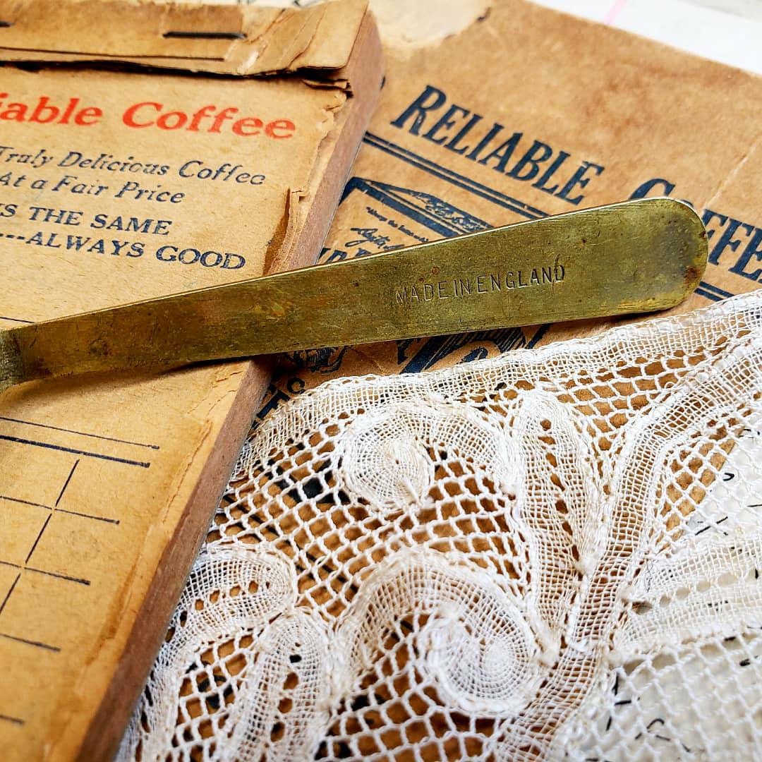 Antique 1920s Hinged Silver Plated English Teaspoon Tea Strainer ...