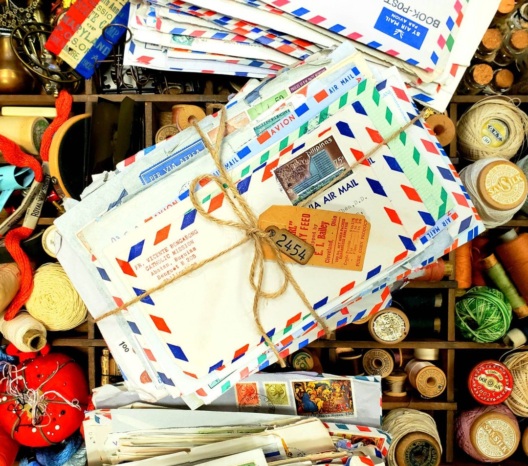 Vintage Letter Envelope Covers - Etsy