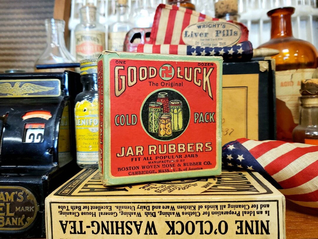 1910's Good Luck Cold Pack Jar Rubbers Unopened Box - Etsy