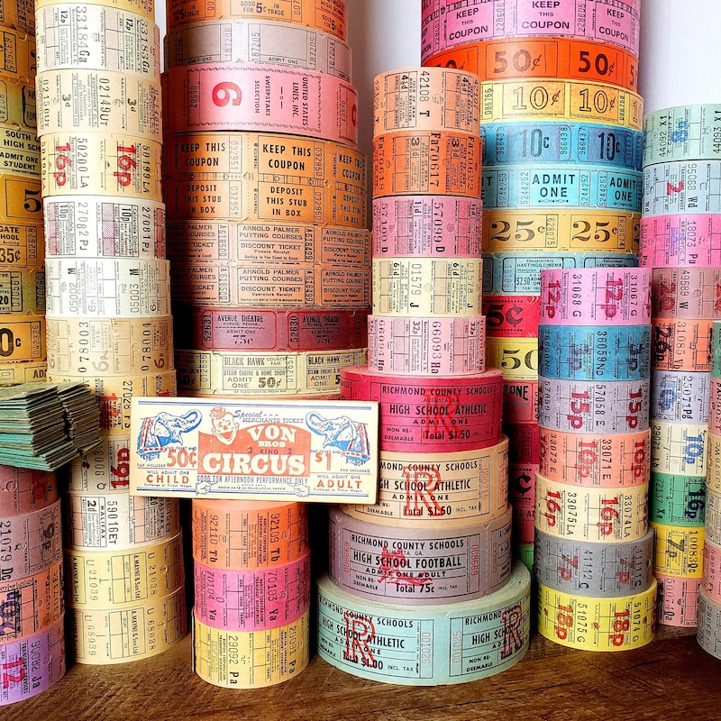 Old Tickets - Etsy