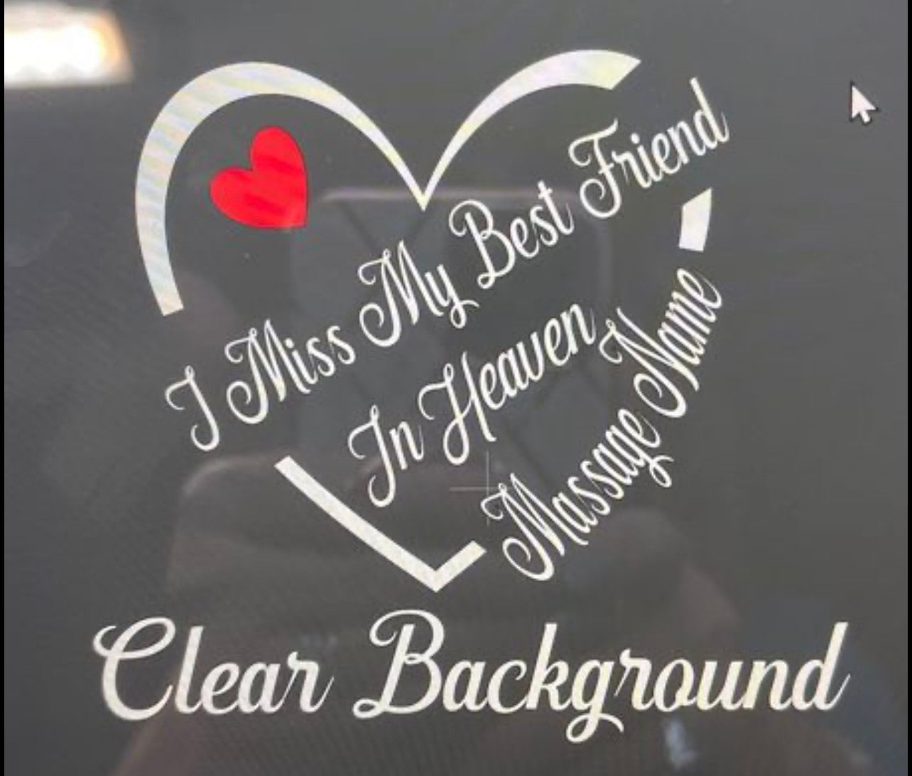 I Miss My Best Friend Decal - Etsy