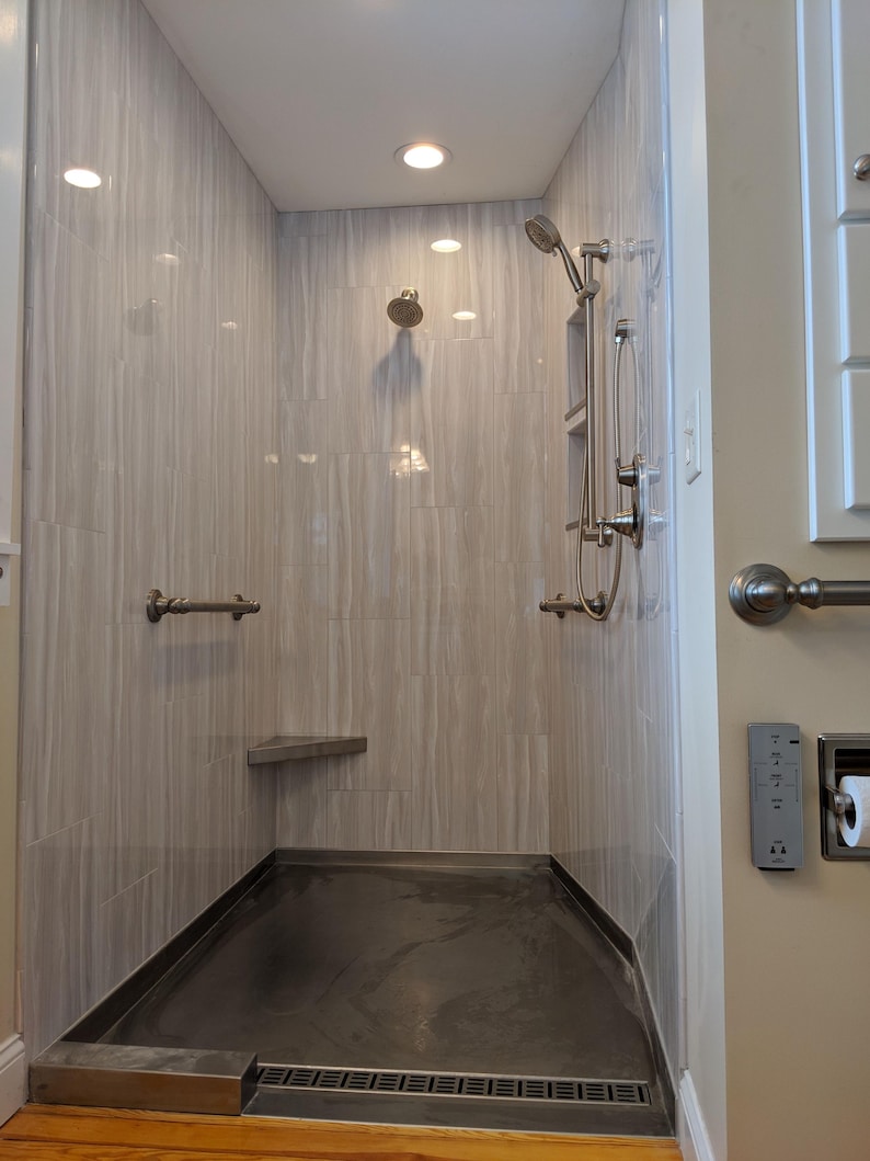 Stainless Steel Shower Pan - Van Shower Pan - Home Shower Pan - Etsy