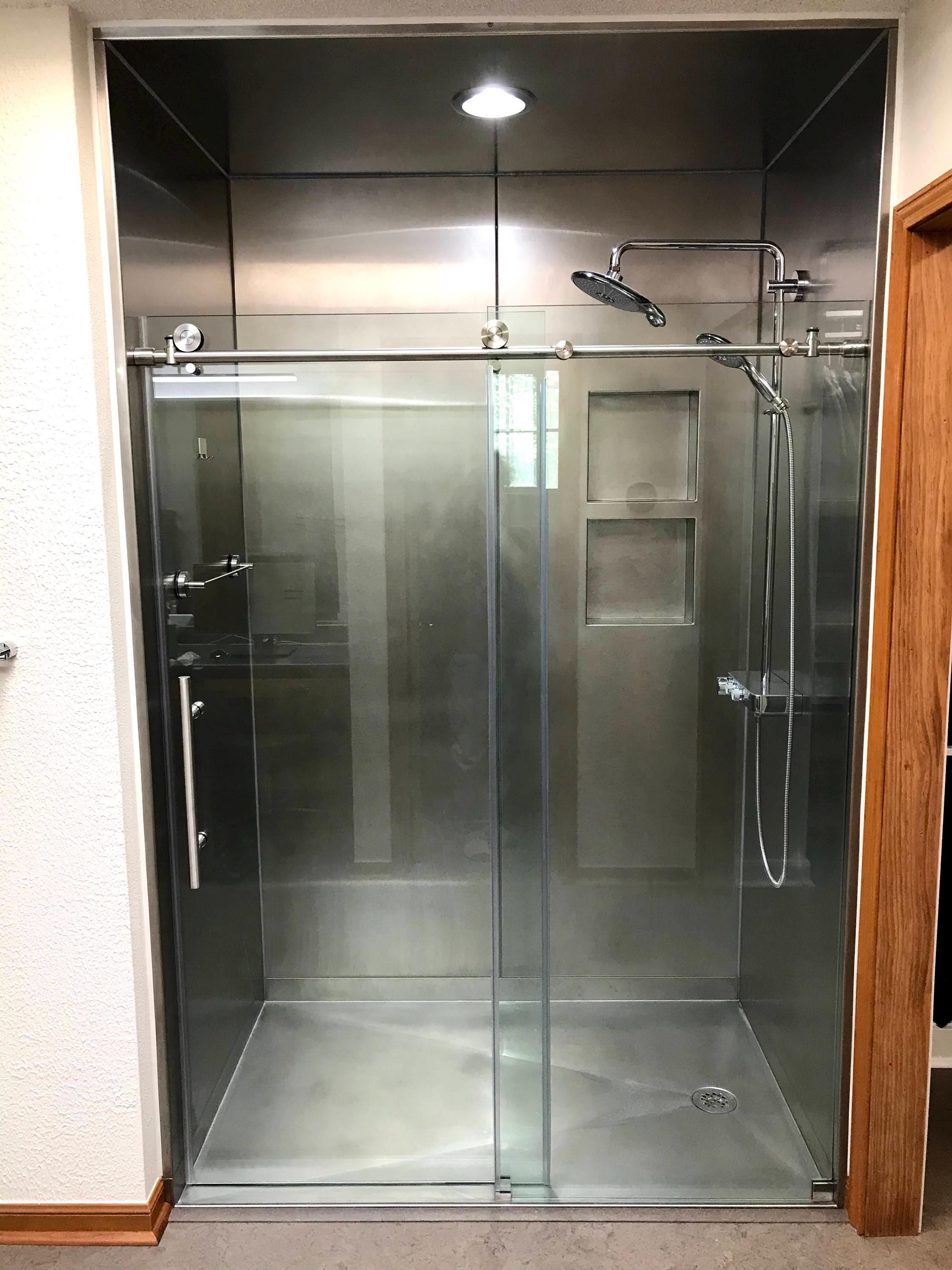 Stainless Steel Shower Pan - Van Shower Pan - Home Shower Pan - Etsy