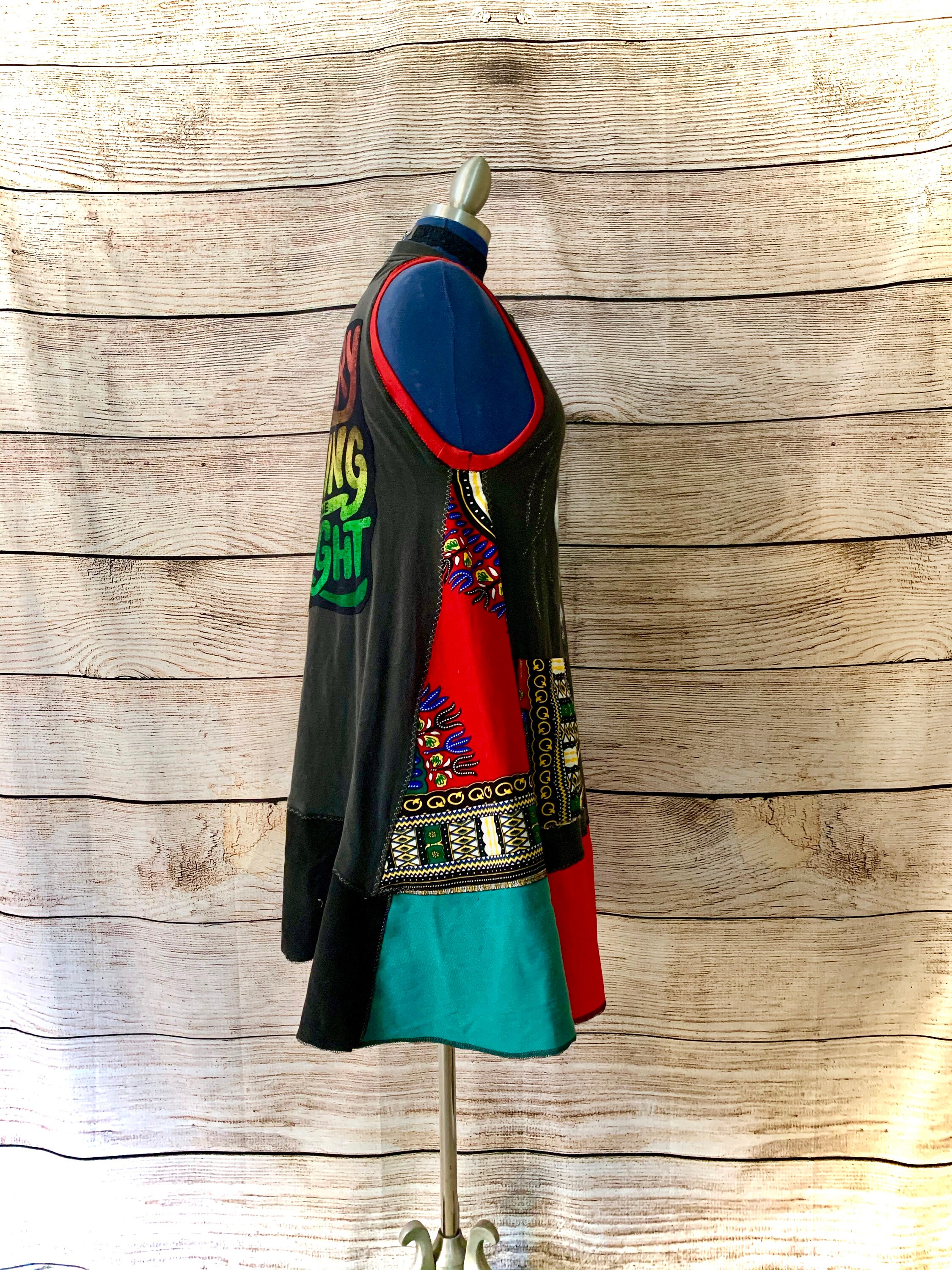 Up-Cycled Bob Marley Dress