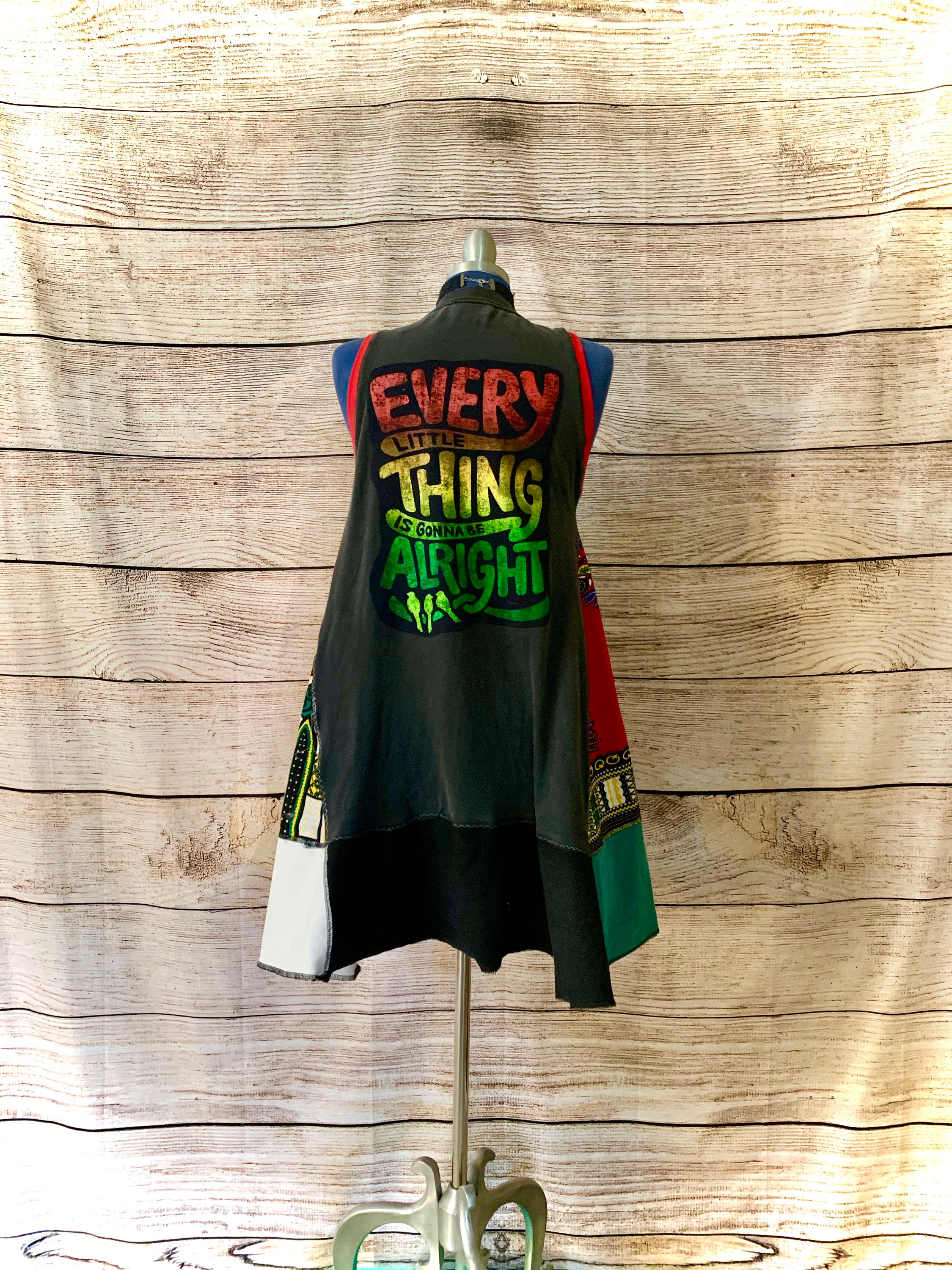 Up-Cycled Bob Marley Dress