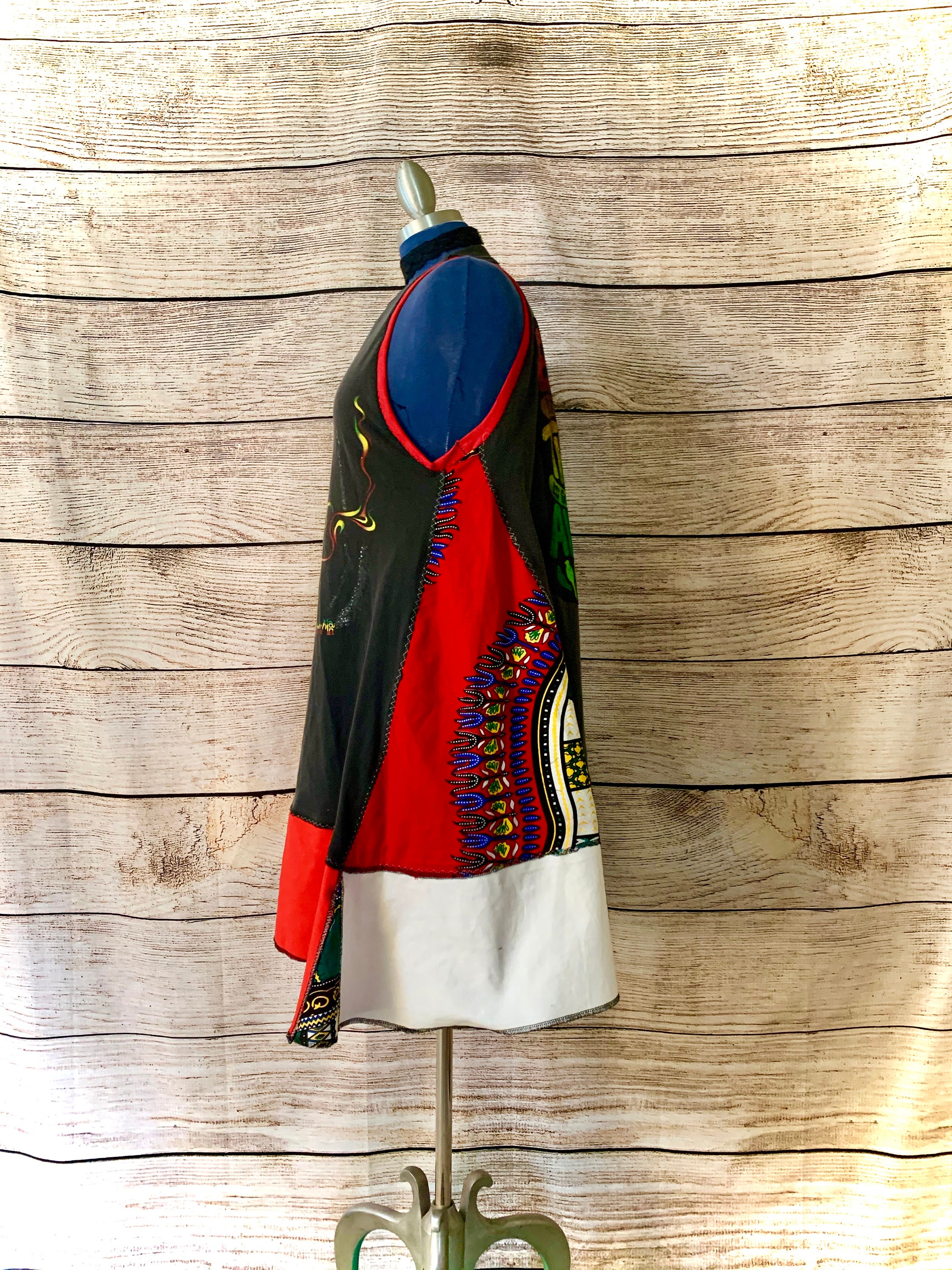 Up-Cycled Bob Marley Dress