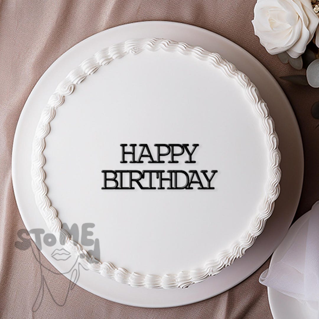 Customise This Font | Cake Topper | Cake Charm | Custom Cake Fropper ...