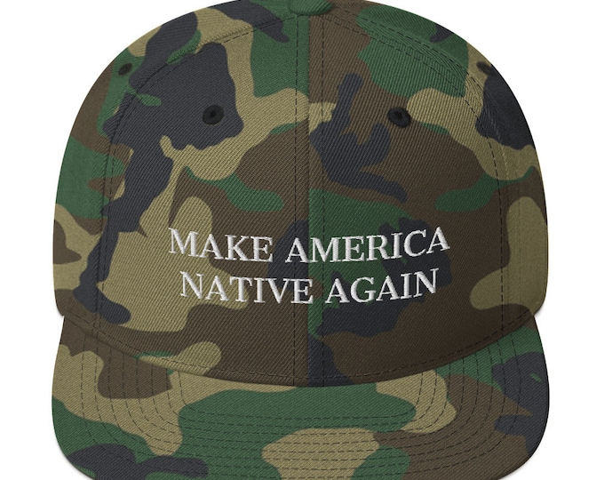Make America Native Again Indigenous Peoples of Americas Embroidered ...