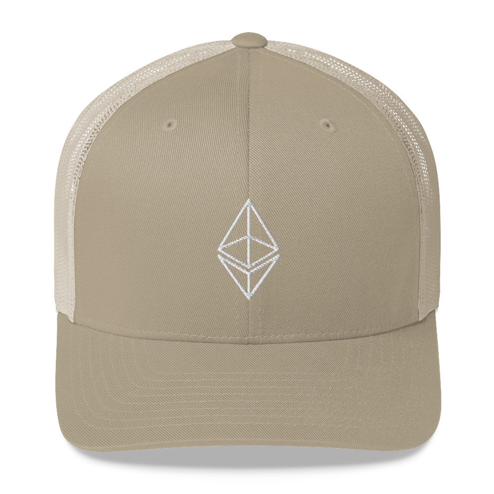 Ethereum Crypto ETH Cryptocurrency Hat Embroidered Mesh Back - Etsy