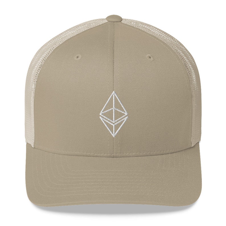 Ethereum Crypto ETH Cryptocurrency Hat Embroidered Mesh Back - Etsy