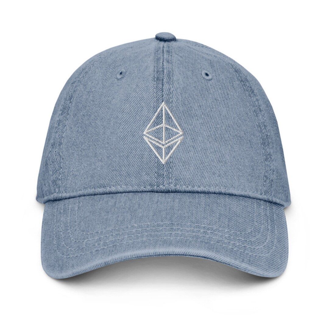 Ethereum Crypto Eth Cryptocurrency Cap Embroidered Denim Hat - Etsy.de