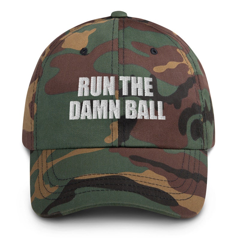 Run the Damn Ball Cap Embroidered Cotton Dad Hat | Etsy