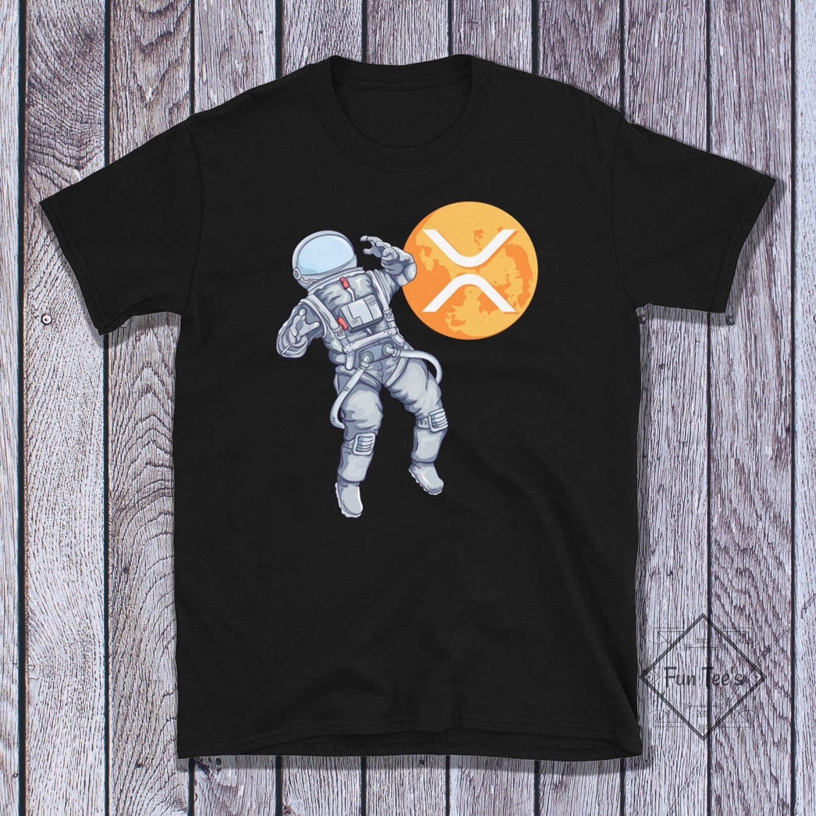 XRP Ripple Astronaut to the Moon Cryptocurrency Crypto Coin - Etsy