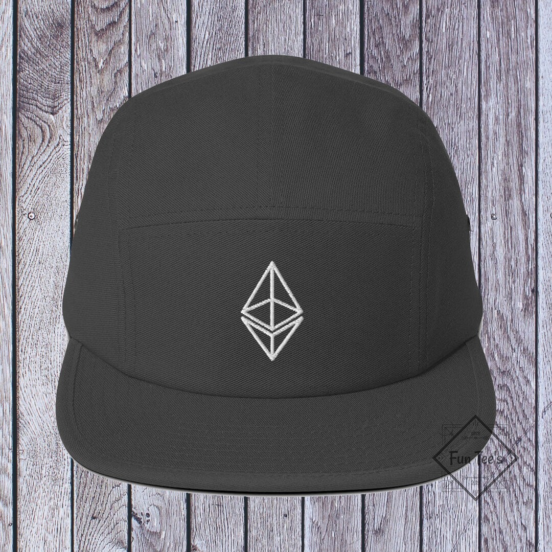 Ethereum Crypto ETH Cryptocurrency Hat Embroidered Five Panel - Etsy