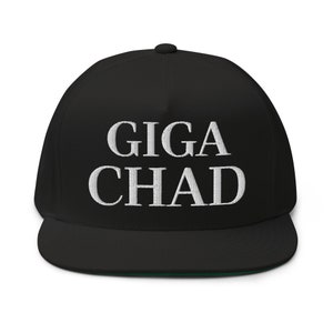 Gigachad Hat, Chad Meme, Chads, Sigma Male, Giga Chad Hat, Embroidered ...