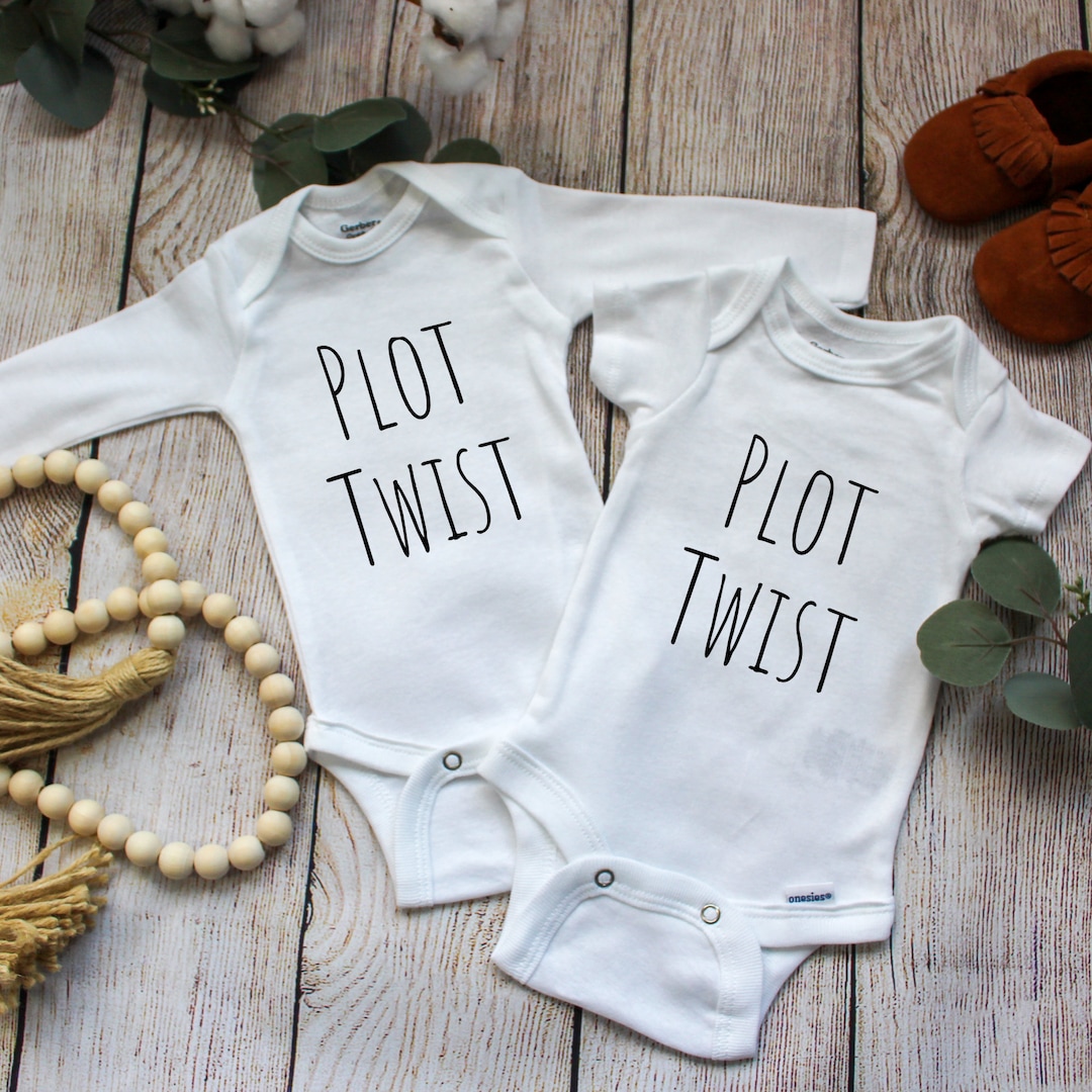 Plot Twist Baby Onsie - More Colors Available - New Baby Gift - Etsy