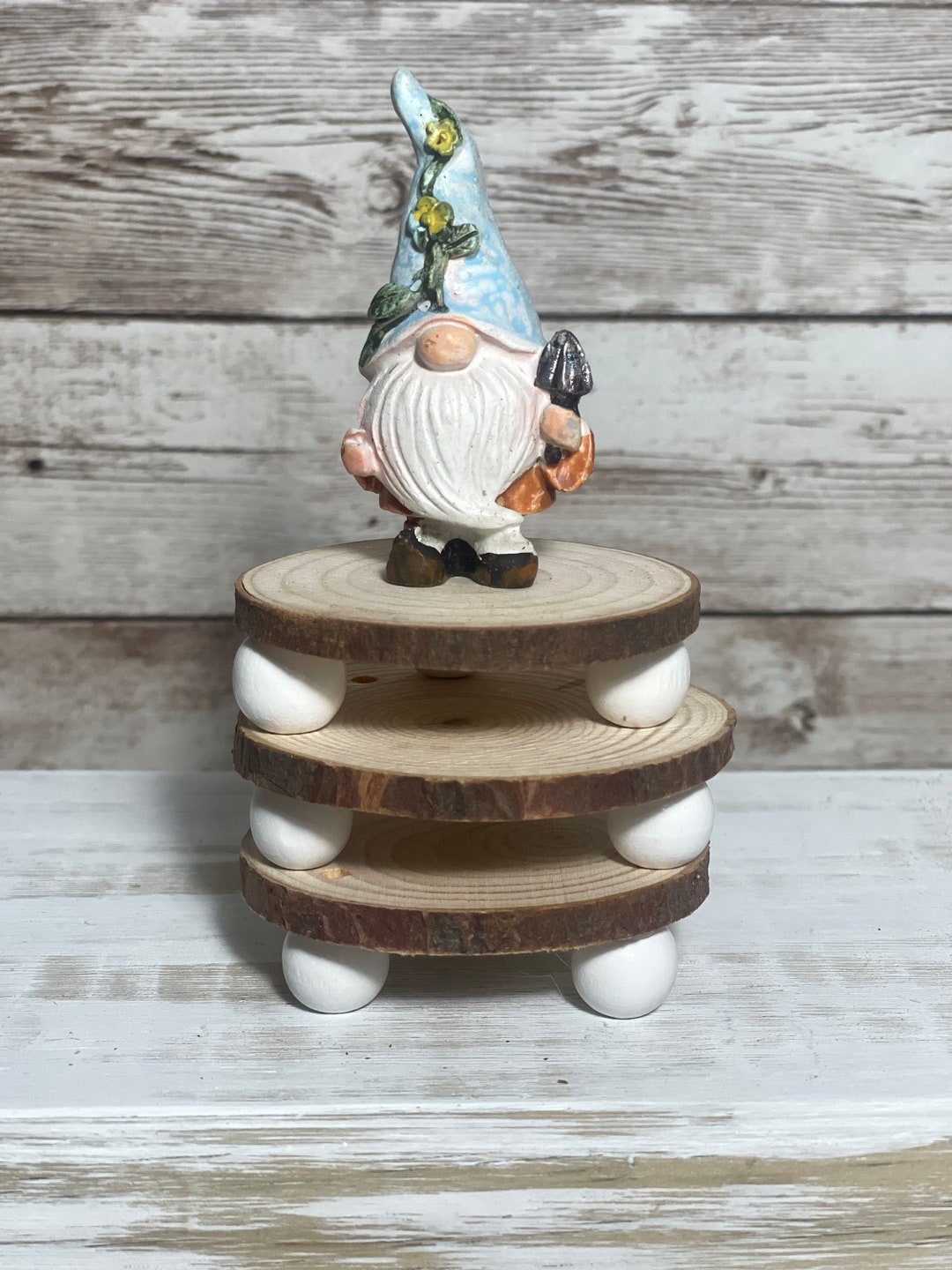 Set of 3 Micro Mini Wood Cut Risers For. Miniature Decor | Tier Tray ...