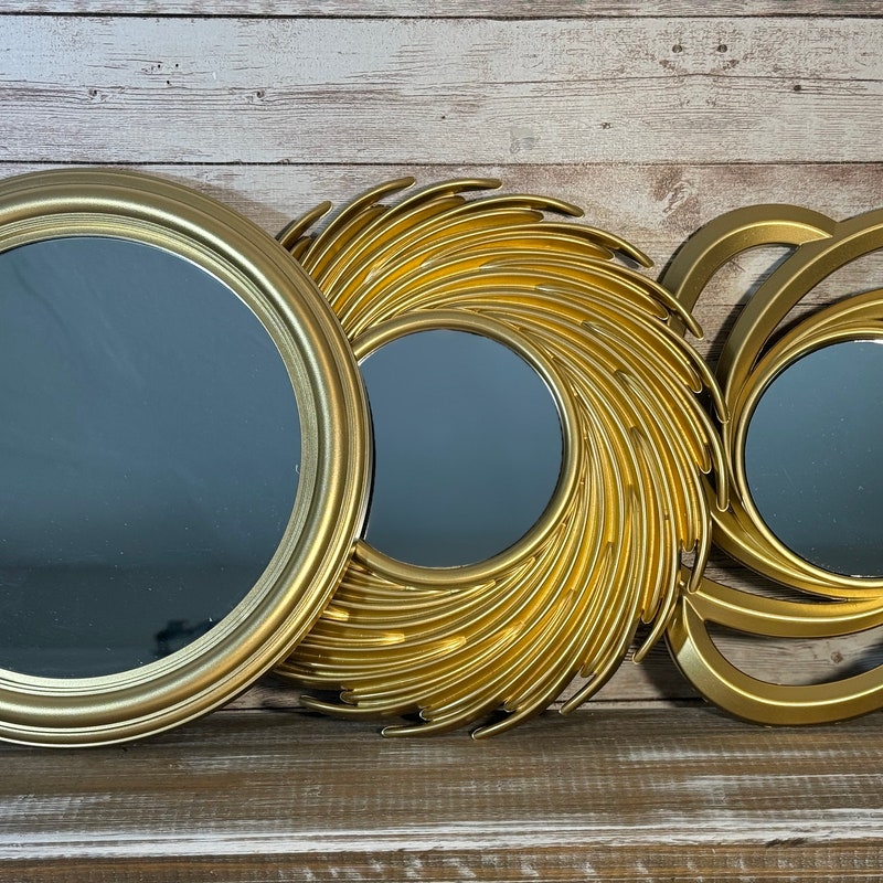 Hanging Mirrors Set of 3 - Etsy