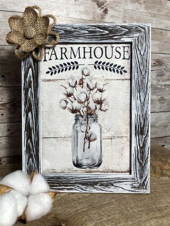 Mason Jar Wooden Rustic Background VINTAGE SQUARE MASON PINT FRUIT JAR