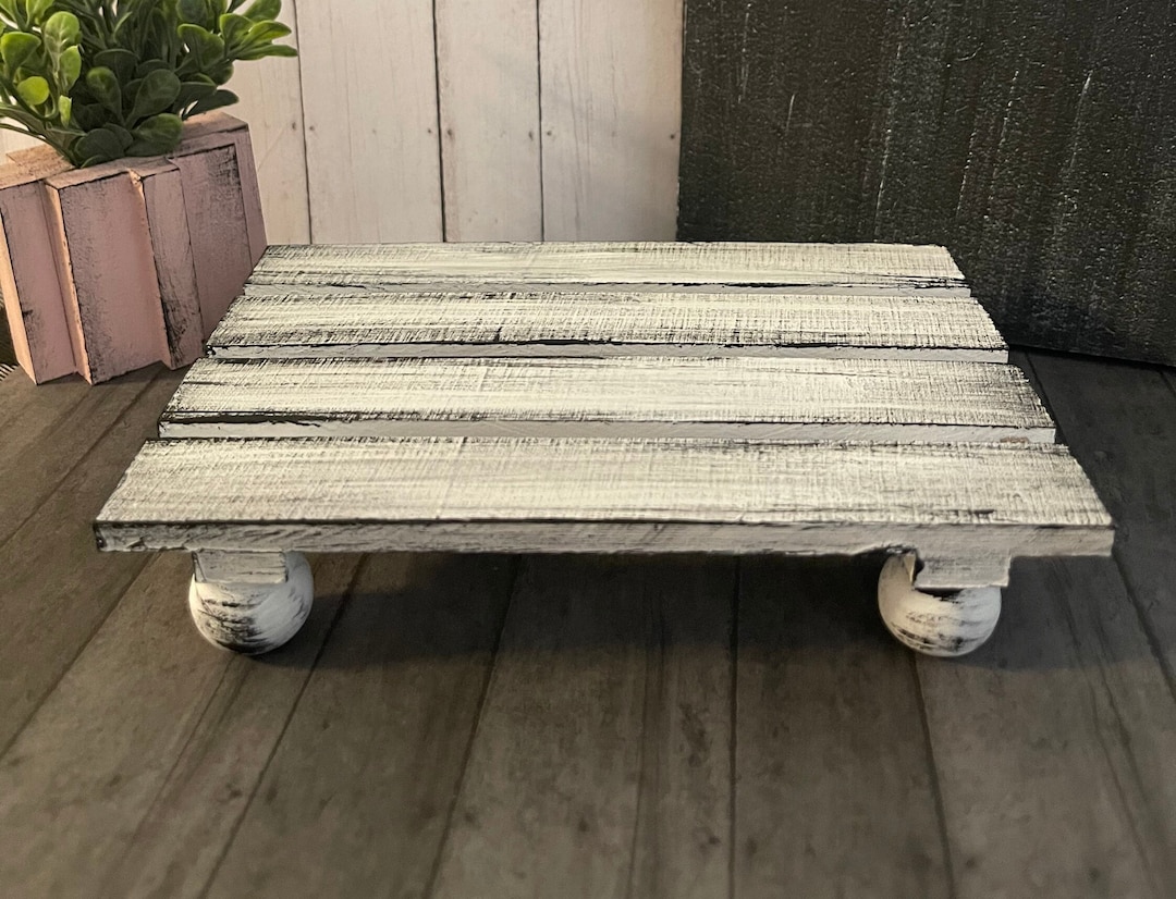 Farmhouse Pallet Wood Mini Riser Soap Dish Home Decor (white|black ...