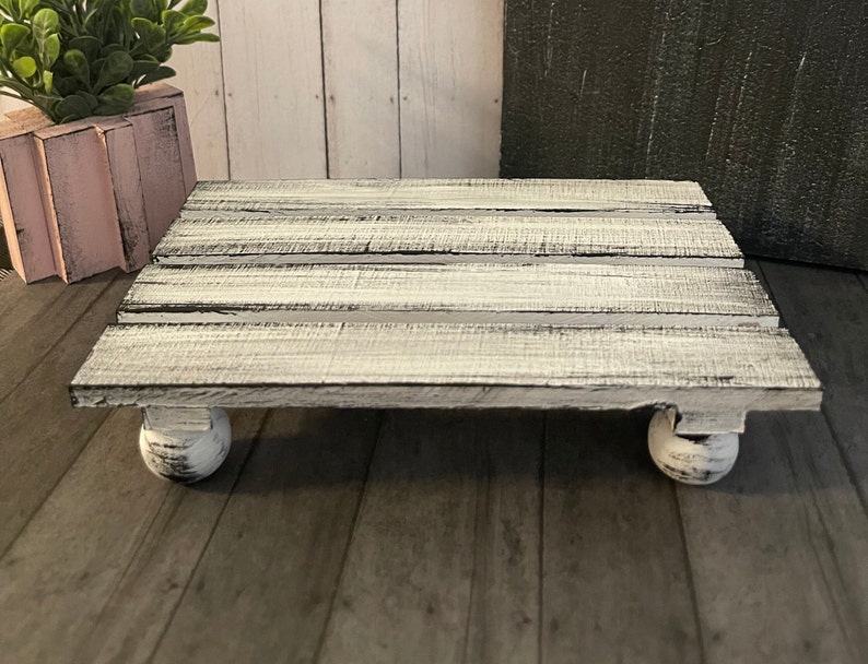 Farmhouse Pallet Wood Mini Riser Soap Dish Home Decor (white|black ...