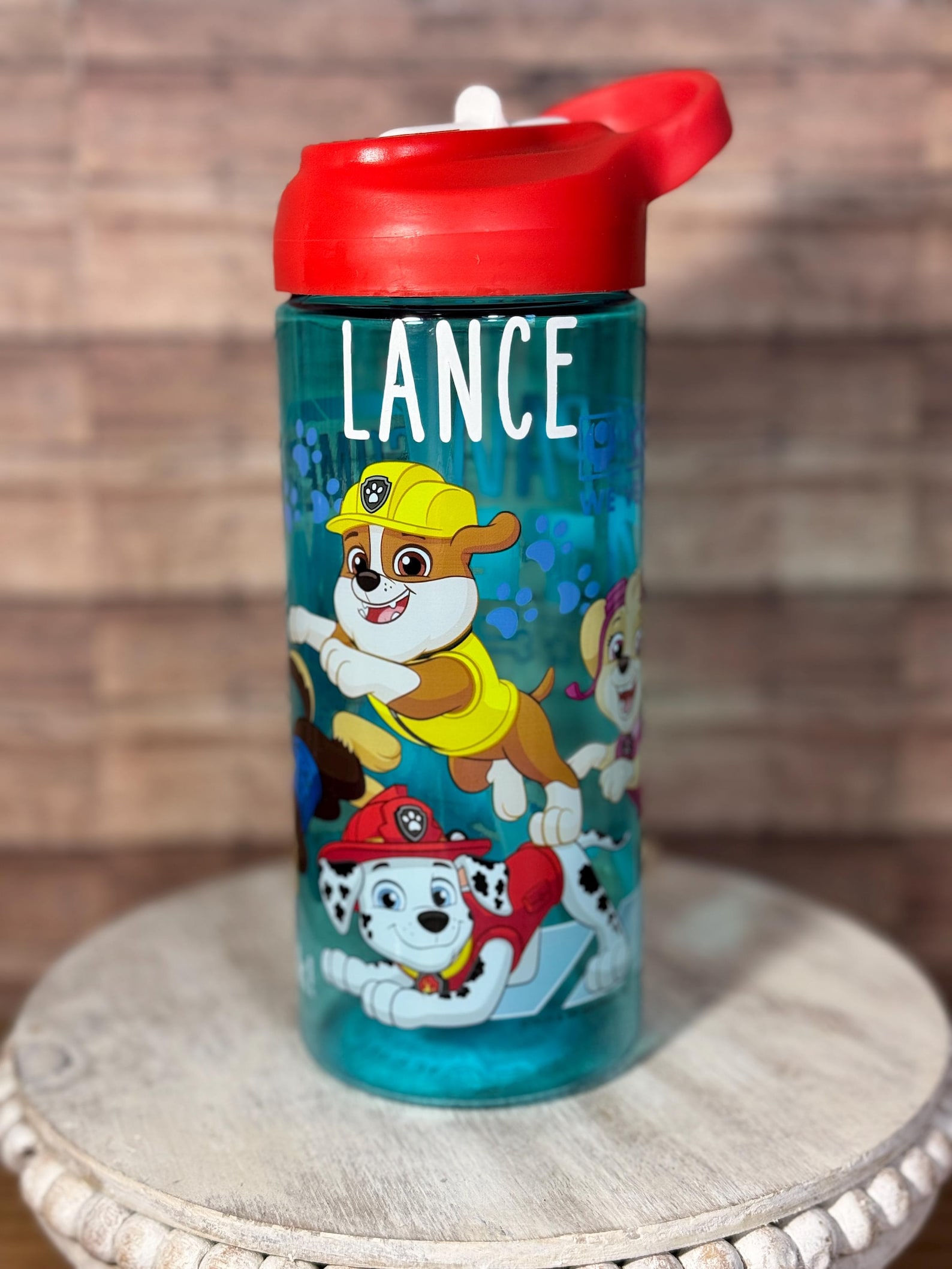 Zak Designs Paw Patrol Flip Straw Cup Personalized 16.5 Oz. - Etsy