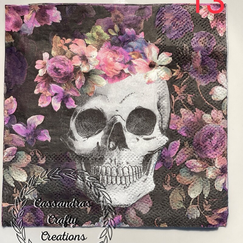 Skull Decoupage - Etsy