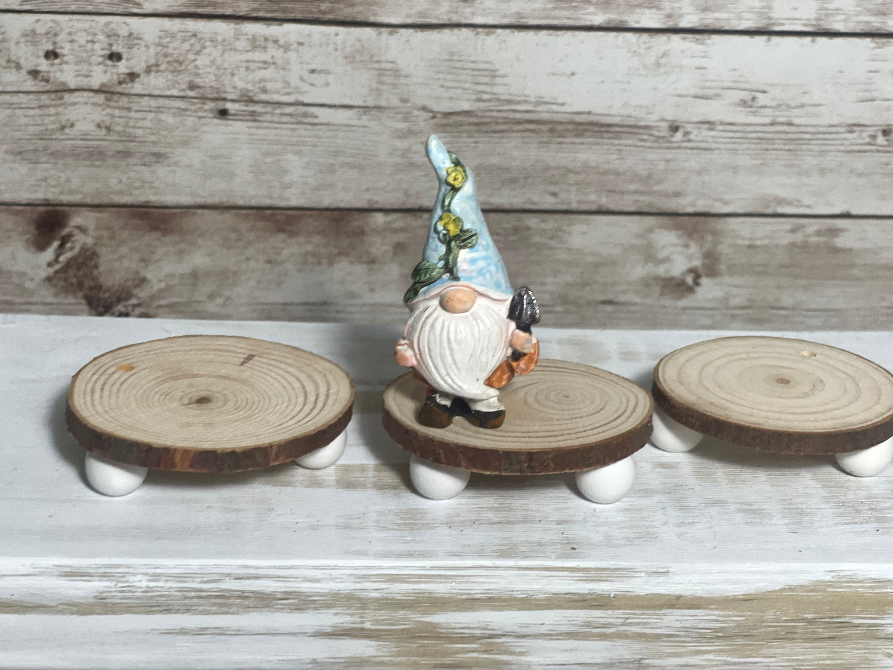 Mini Wood Cut Risers (set of 3) | Tier Tray Decor - Etsy