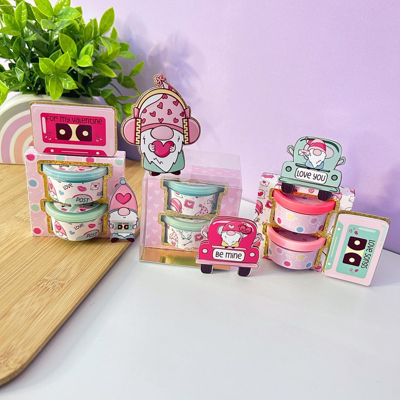 Slimy Sand and Play-doh Box Template Silhouette and Cricut - Etsy