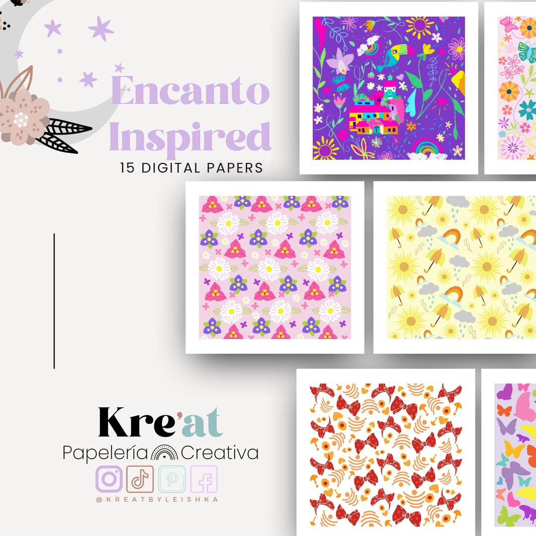 Encanto Inspired Digital Papers, Encanto Digital Papers, Encanto ...