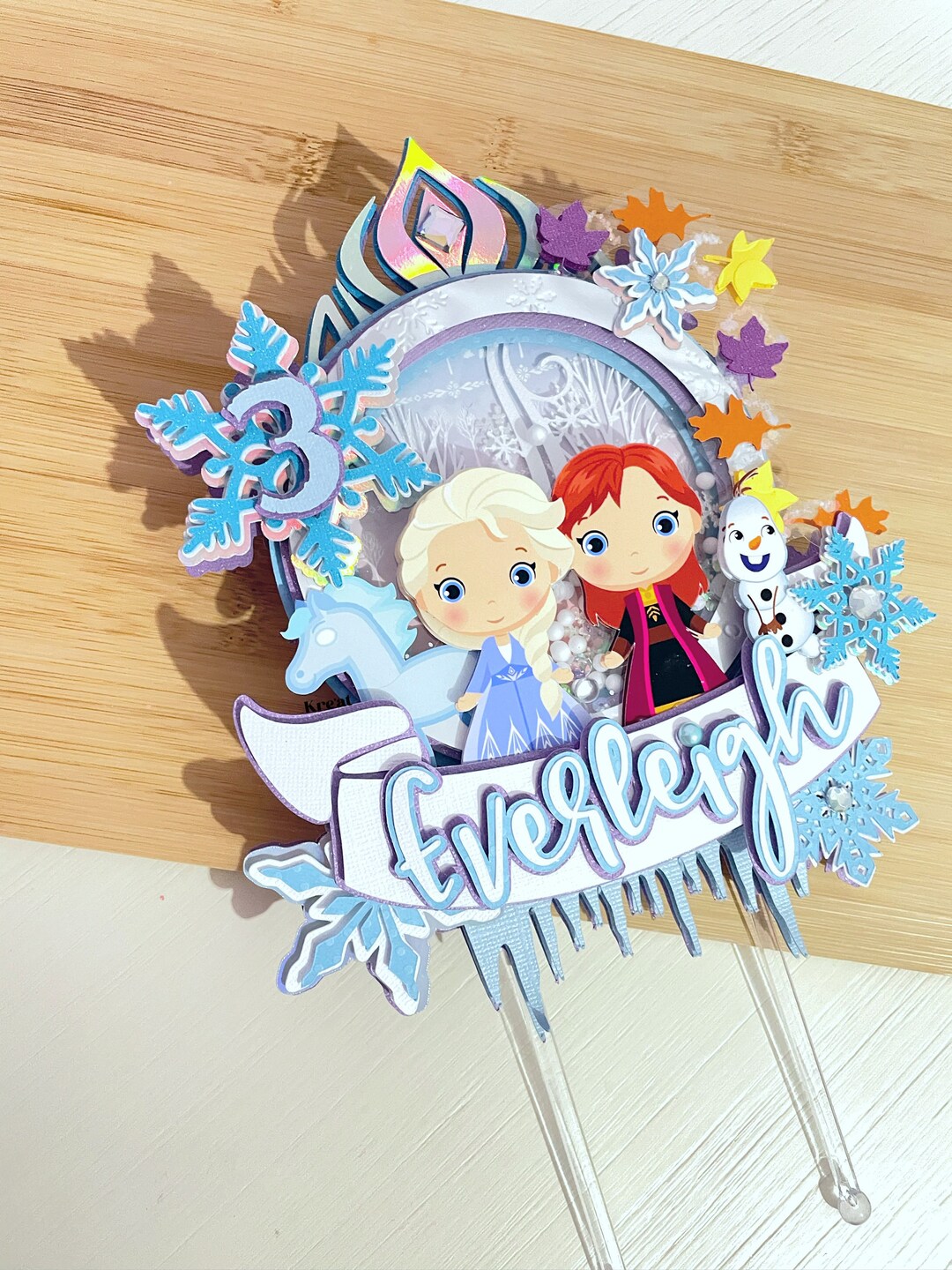 Frozen Cake Topper, Frozen Birthday, Frozen Birthday Party, Frozen ...