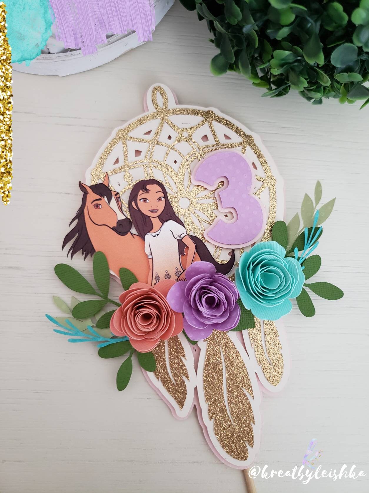 Spirit Riding Free Cake Topper - Etsy
