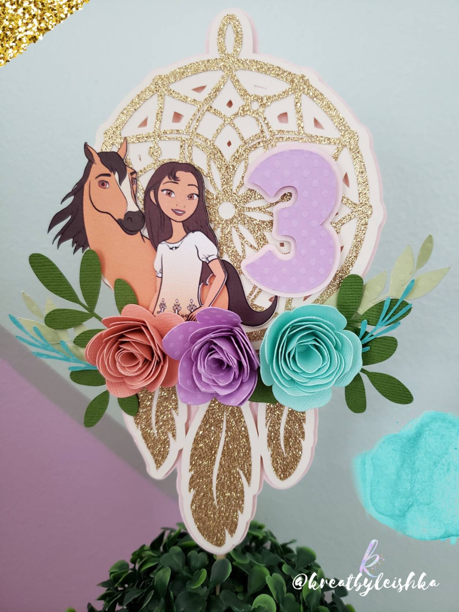 Spirit Riding Free Cake Topper - Etsy
