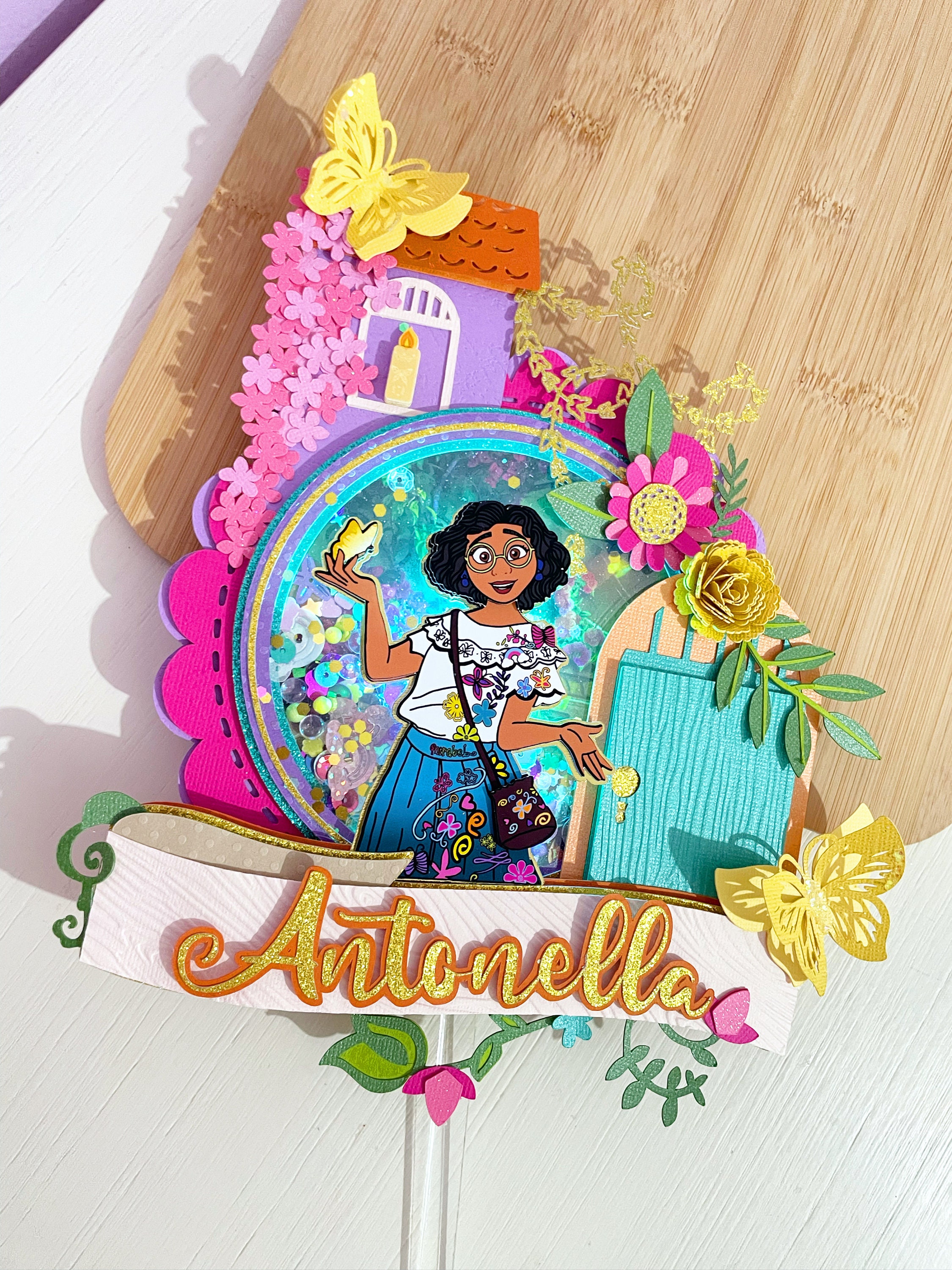 Encanto Cake Topper, Encanto Inspired Birthday Light up Cake Topper ...