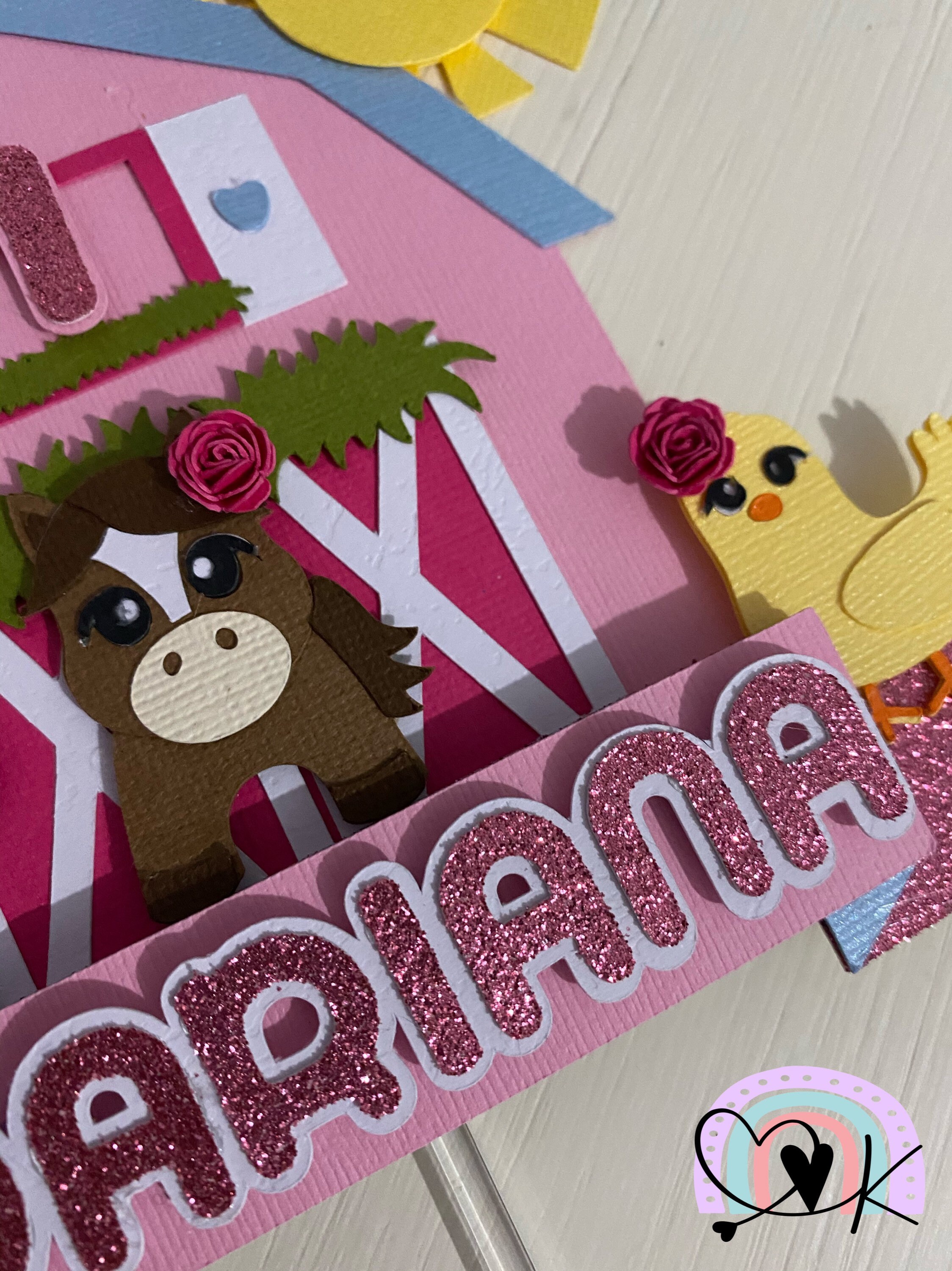 Farm Girl Cake Topper Vaca Lola Cake Topper Vaca Lola - Etsy Australia