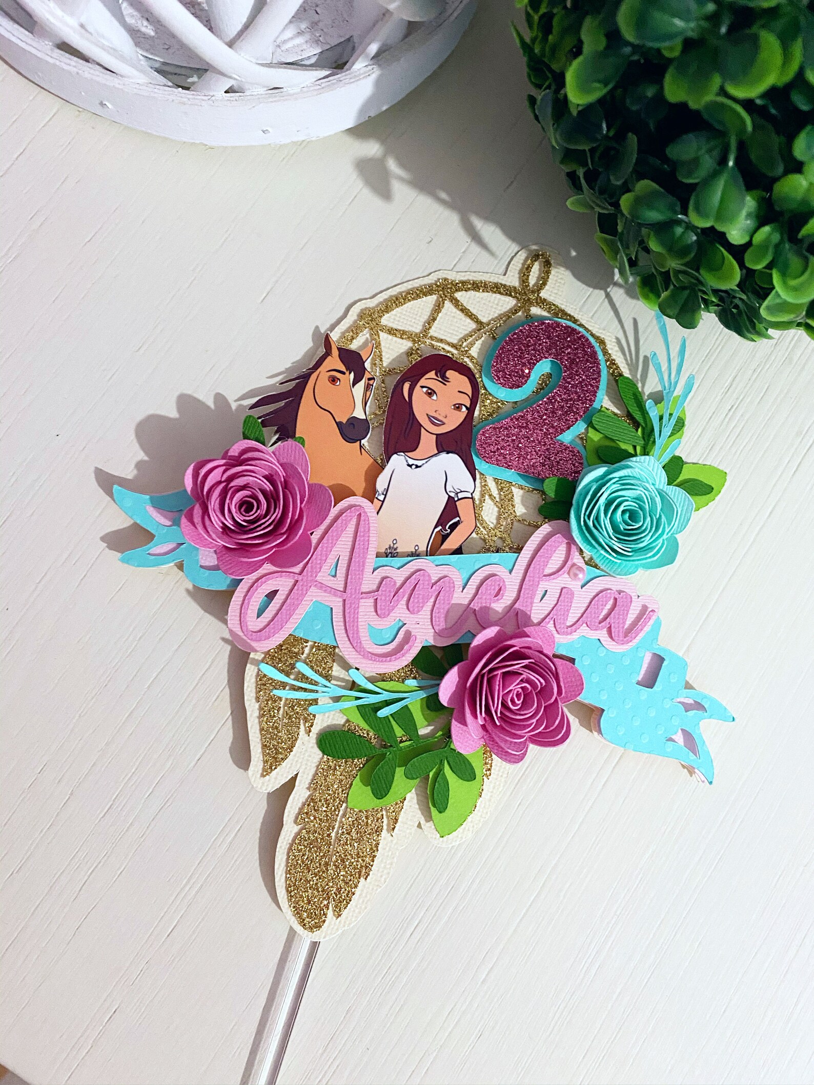 Spirit Riding Free Cake Topper - Etsy