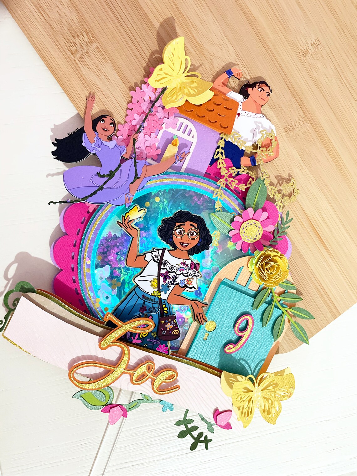 Encanto Cake Topper, Encanto Inspired Birthday Light up Cake Topper ...