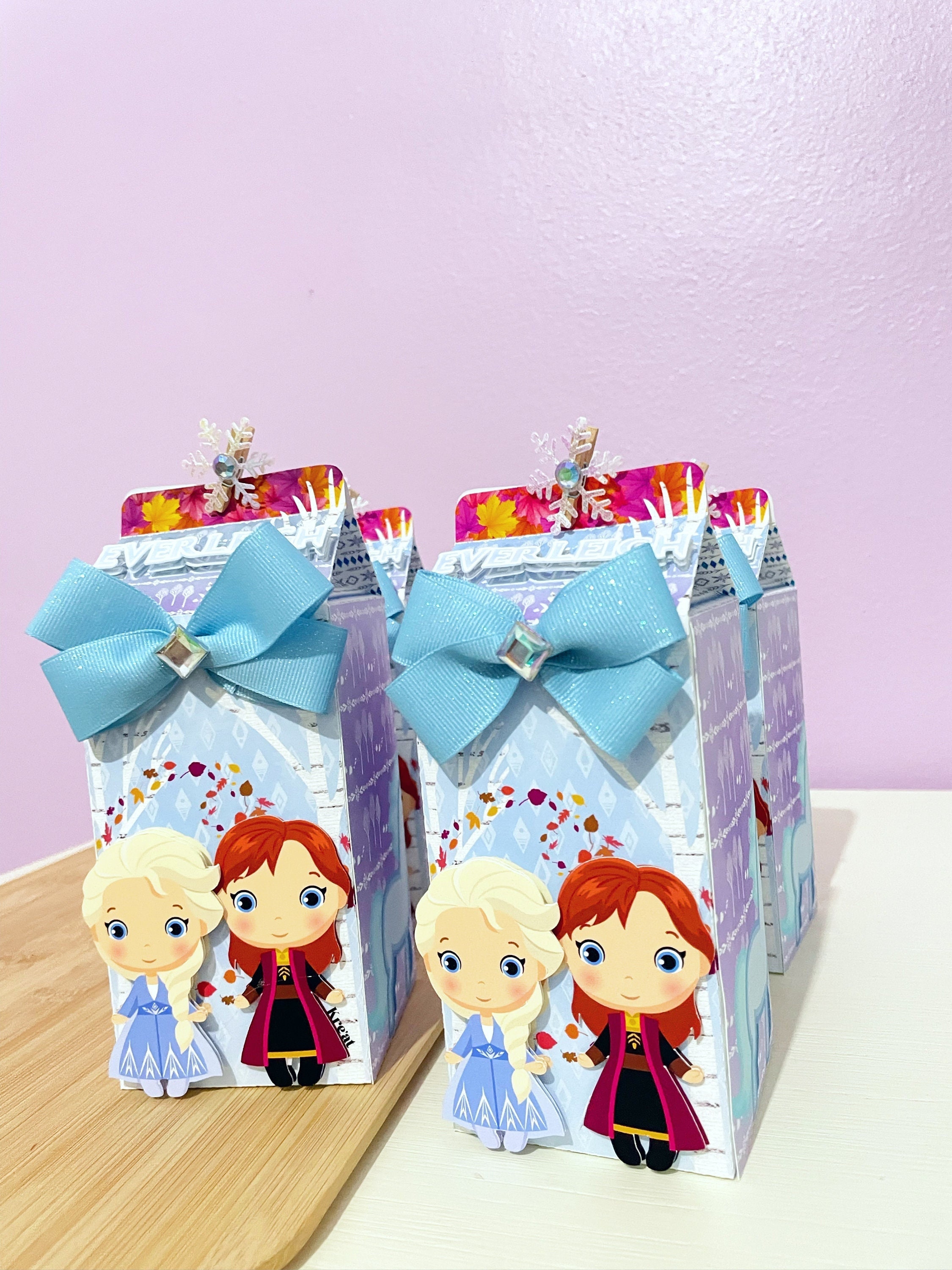 Frozen Inspired Milk Boxes Frozen Favor Box Frozen Candy | Etsy