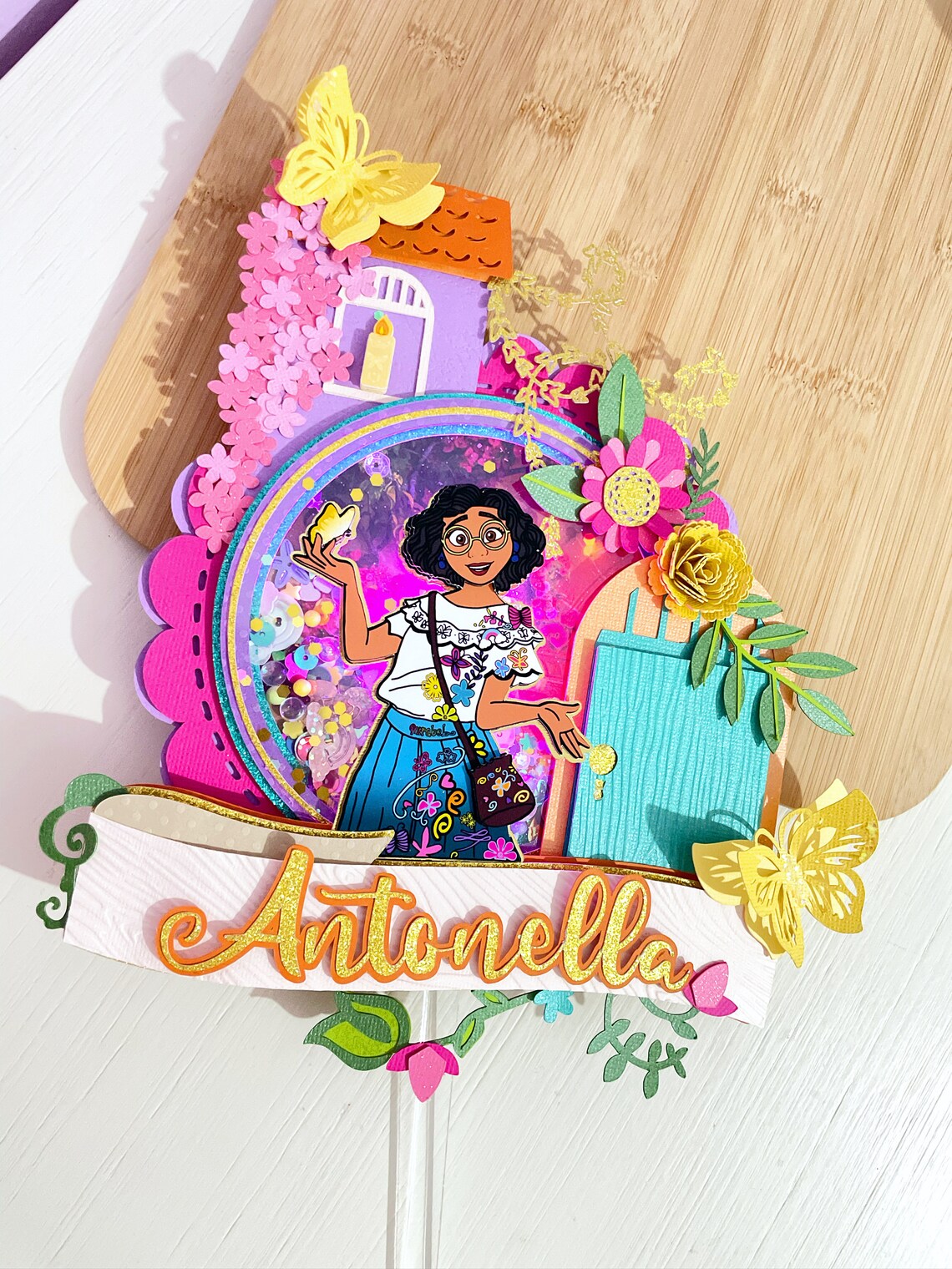 Encanto Cake Topper, Encanto Inspired Birthday Light up Cake Topper ...