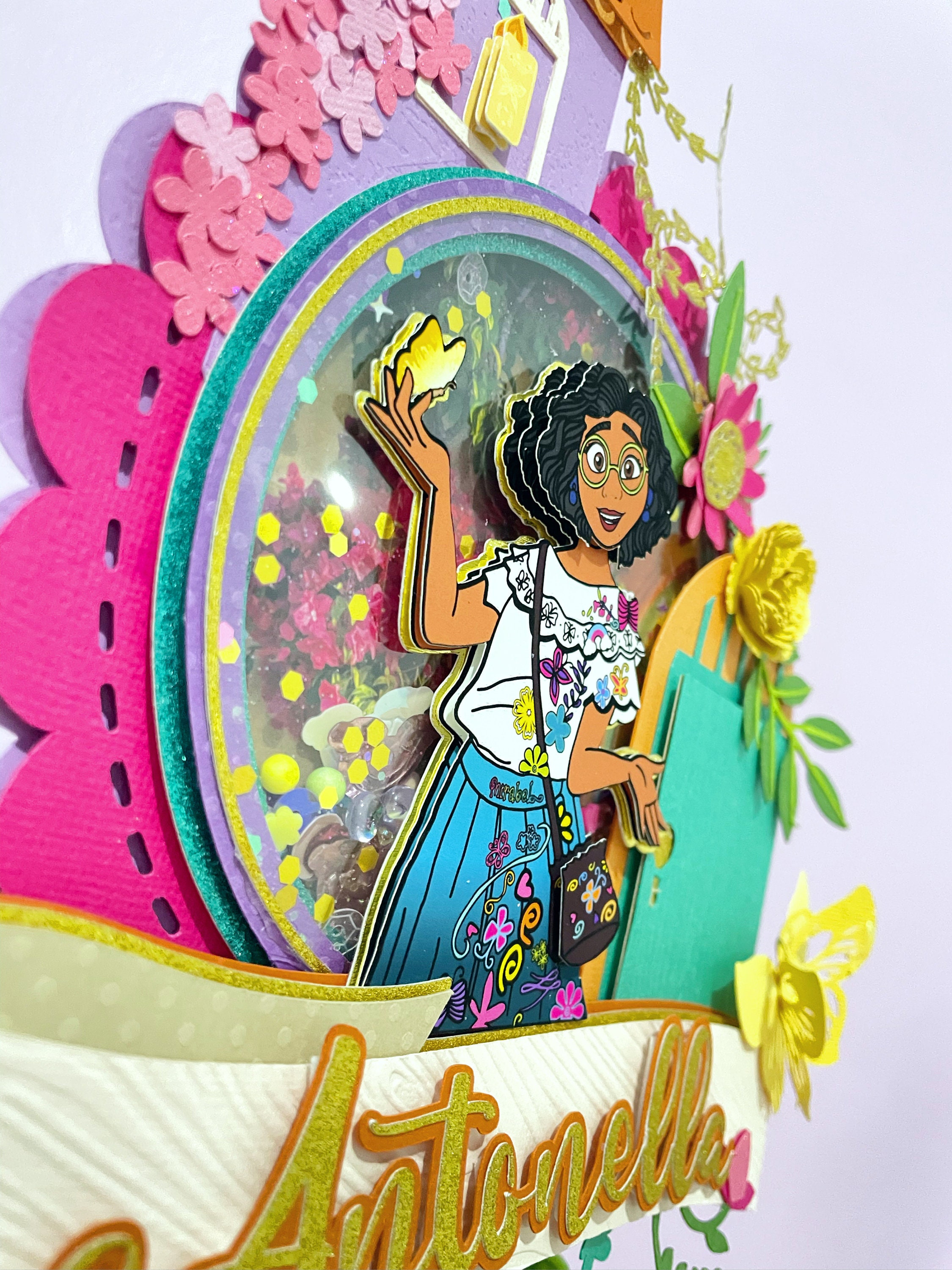 Encanto Cake Topper, Encanto Inspired Birthday Light up Cake Topper ...