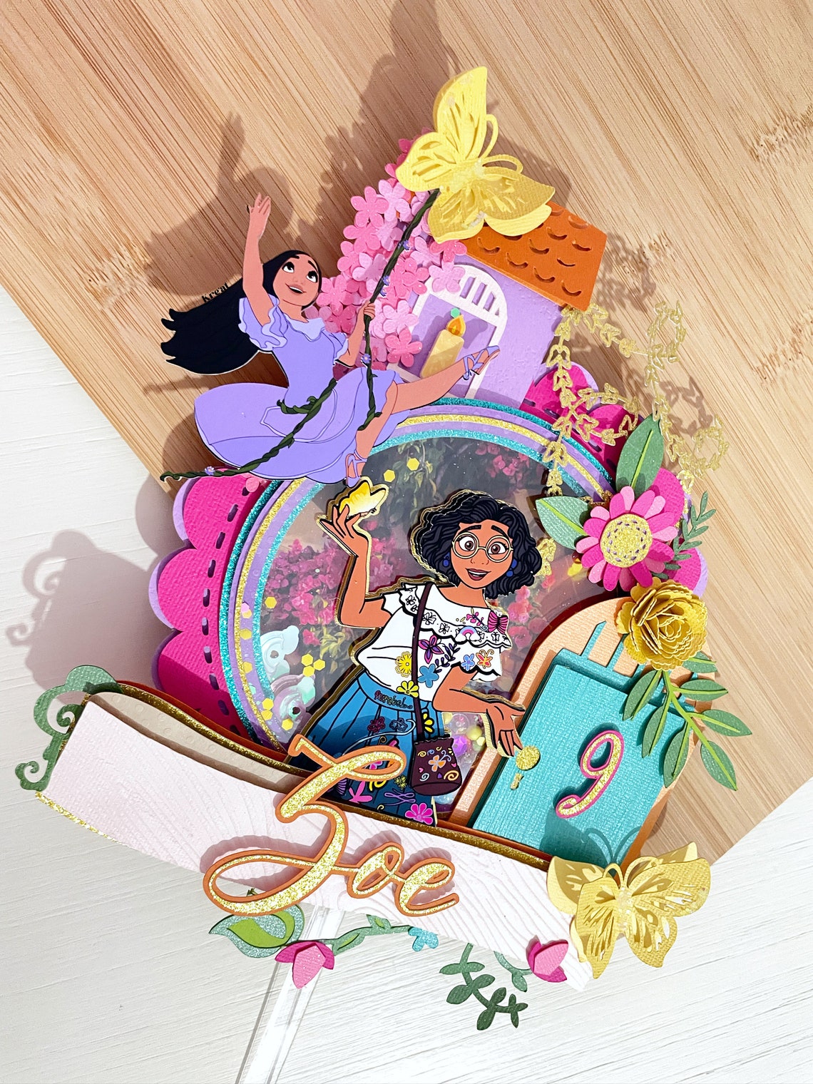 Encanto Cake Topper, Encanto Inspired Birthday Light up Cake Topper ...